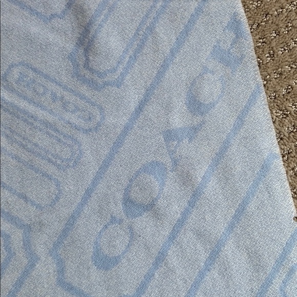 Coach | Accessories | Coach Blue Scarf | Poshmark